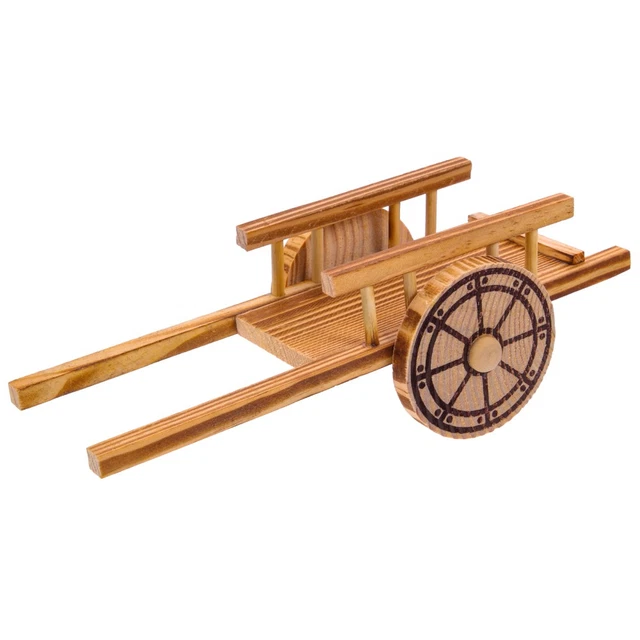 PRETEND FARM TROLLEY Model Small Farm Cart Model Tiny Cart Miniature ...