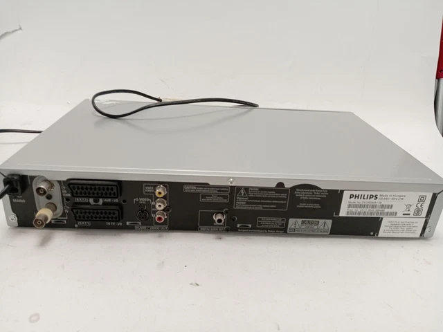 PHILIPS DVD PLAYER DVD Recorder DVDR 3305/05 Silver Tone With Remote ...