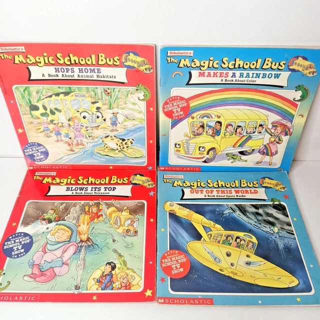THE MAGIC SCHOOL Bus Books Makes a Rainbow Blows Its Top Hops Home £12. ...