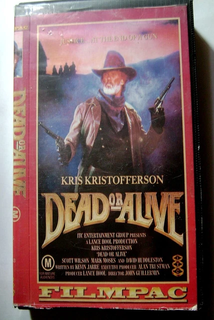 DEAD OR ALIVE (1988) - Rare Oz Filmpac VHS Pal 1st Issue - Classic Cult ...