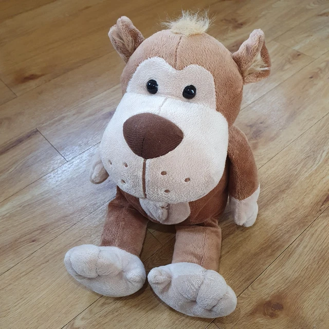 CUDDLES TIME MONKEY Soft Toy Plush Stuffed Animal Chimp Ape Tail Brown ...