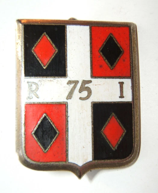 INSIGNIA OF THE 75th INFANTRY REGIMENT - Arthus Bertrand - NON ...