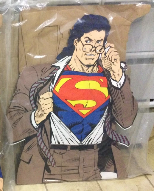 SUPERMAN - CLARK Kent Life Size Standee Factory Sealed Marvel Comics ...