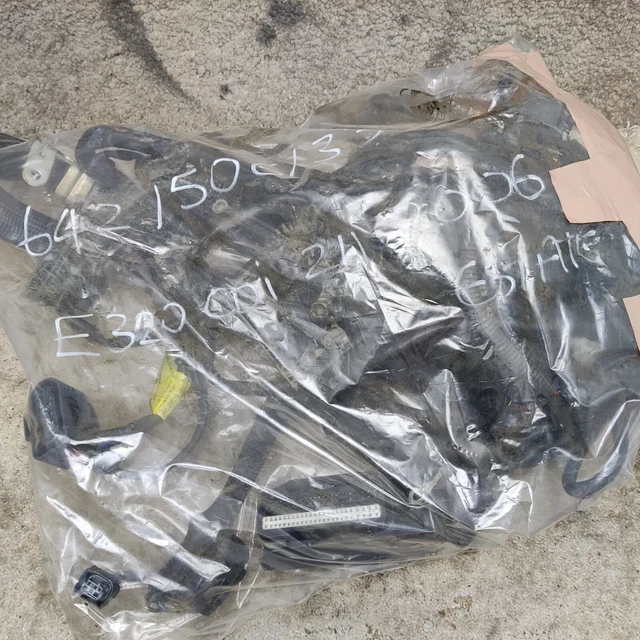 MERCEDES W211 E320 CDI OM642 Engine Wiring Loom 6421506133 Cable ...