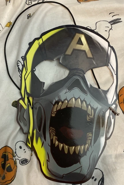 MARVEL ZOMBIES NYCC Exclusive Glossy Paper Zombie Captain America Mask ...