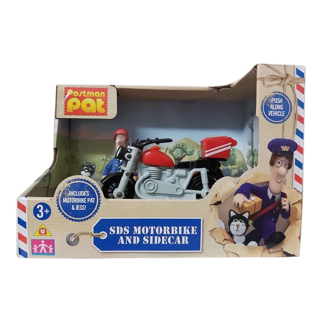 POSTMAN PAT SDS Motorbike and Sidecar with Accessories and Figure £12. ...