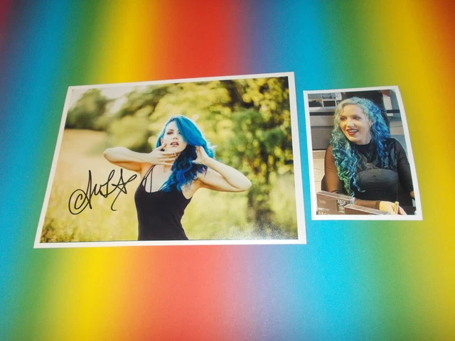 ALISSA WHITE-GLUZ ARCH Enemy Signed Autograph on 20x28 Photo in Person ...