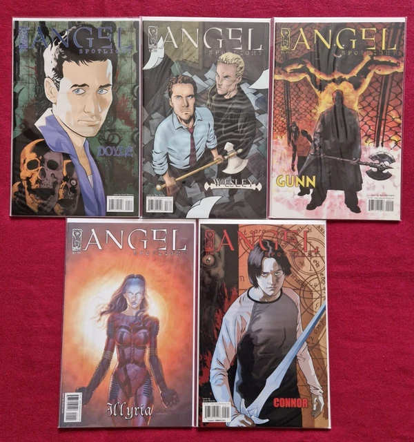 ANGEL SPOTLIGHT COMIC Issues 1-5 Wesley Gunn Illyria Conner Doyle 'A ...