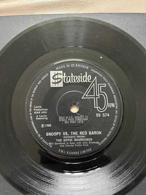 THE ROYAL GUARDSMEN - Snoopy Vs. The Red Baron - 7 £1.25 - PicClick UK