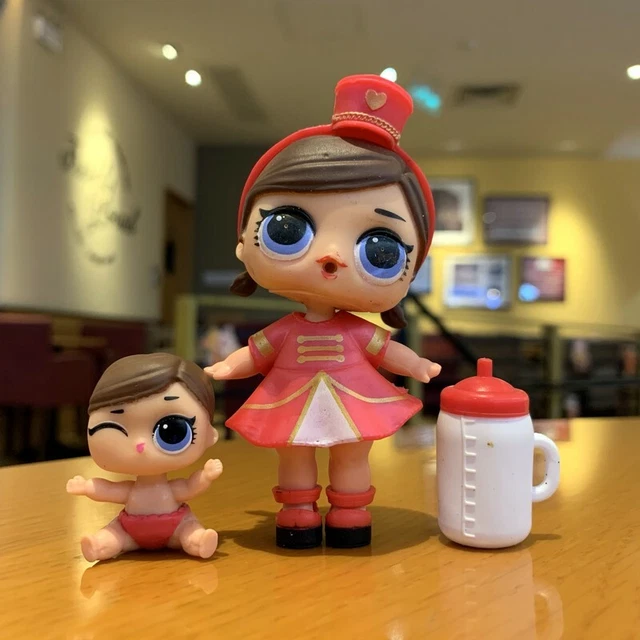 ULTRA RARE LOL Surprise Dolls MAJORETTE Series 1 BIG sister & Lil doll ...