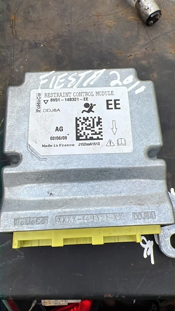 FORD FIESTA MK7 Airbag Control Module Unit Sensor 8V51-14B321-Ee 2008 ...