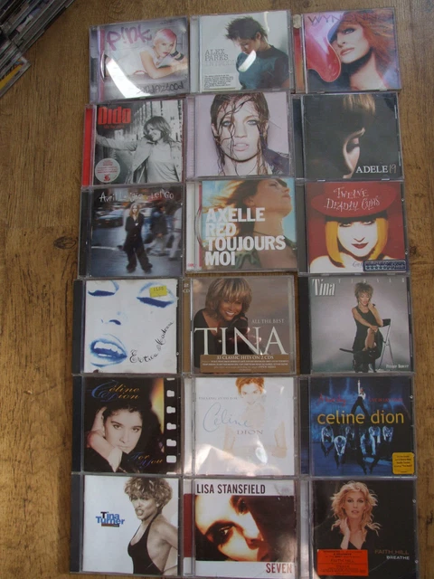 FEMALE 2 Cd Lot - Pink Dido Madonna Tina Turner Cyndi Celine Dion Lisa ...