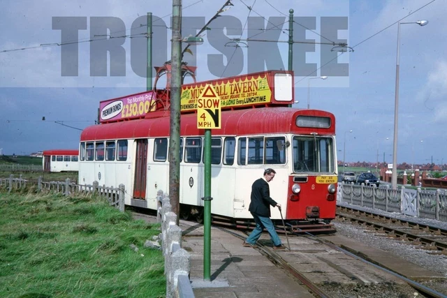 35MM SLIDE BLACKPOOL Transport Single Decker Tram Strassenbahn 6 1985 Original £7.00 - PicClick UK