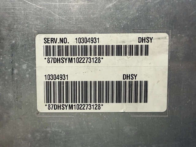 2001 C5 CORVETTE OEM Body Control Module BCM 10304931 $346.98 - PicClick CA
