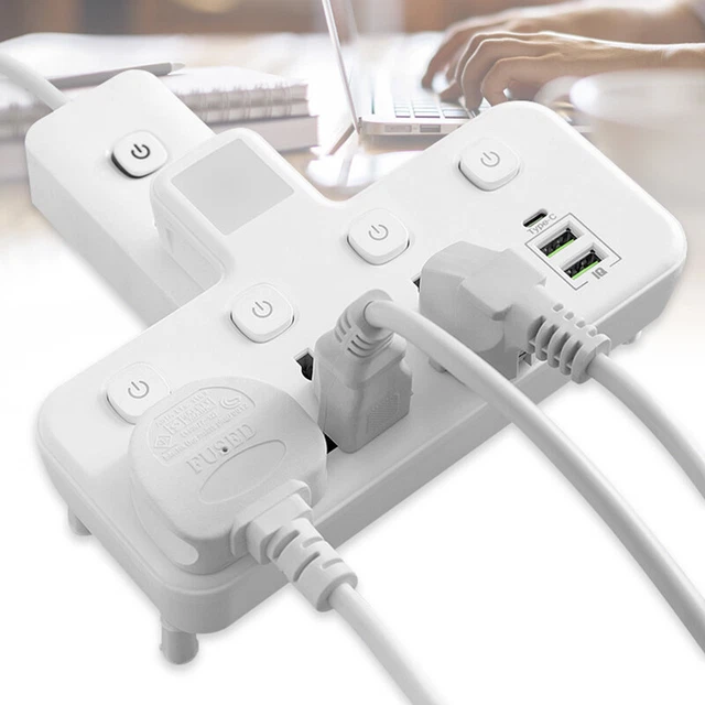 EU US UK Au Plug Ac Outlet Power Strip Multiprise Wall Socket Universal ...
