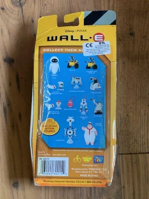 DISNEY PIXAR WALL-E Axiom's Captain 4.5" figure #60215 - Thinkway ...