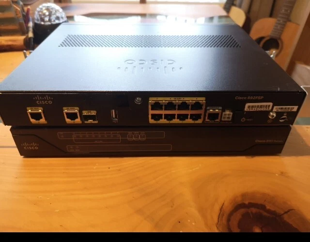 2 X CISCO 892Fsp Router £50.00 - PicClick UK