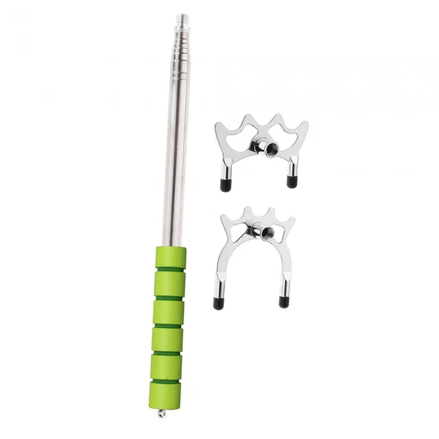 RETRACTABLE BILLIARDS CUE Stick Bridge Portable Support Snooker Pool ...