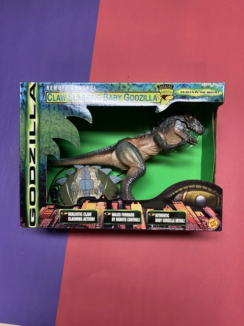 GENUINE GODZILLA REMOTE Control Claw Slashing Baby Godzilla RC $70.00 ...
