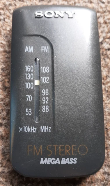 SONY SRF-S80 FM/AM Small Personal Radio. With Mega Bass £14.19 ...