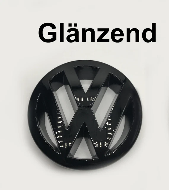 VW ZEICHEN SCHWARZ Matt Glänzend Vorne Polo 6R GTI WRC TDI Cross ...