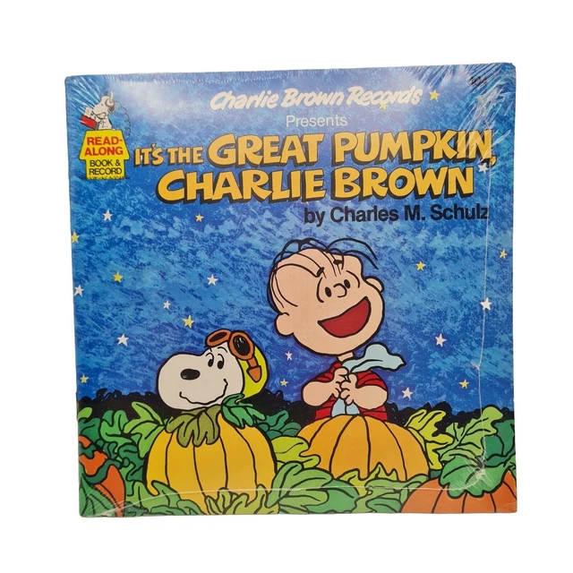 ITS THE GREAT Pumpkin Charlie Brown Read Along Book & Vinyl Record NEW ...
