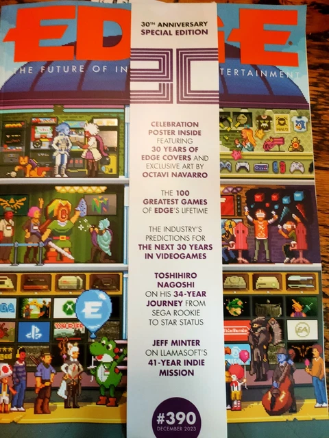 EDGE MAGAZINE DECEMBER 2023 30th Anniversary Special Edition inc Poster ...