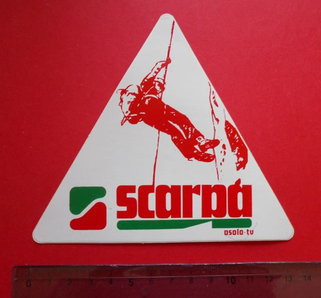 ADESIVO VINTAGE STICKER AUFKLEBER AUTOCOLLANT SCARPA ANNI '80 13x11 cm ...