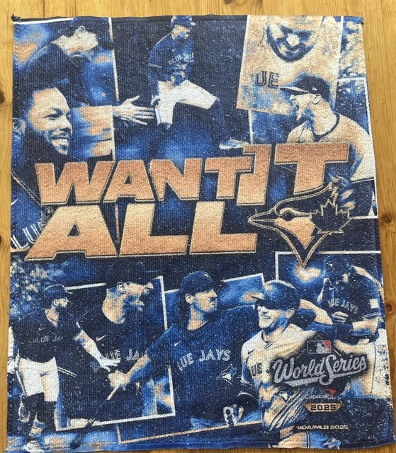 TORONTO BLUE JAYS 2025 World Series SGA Rally Towel $33.00 - PicClick CA