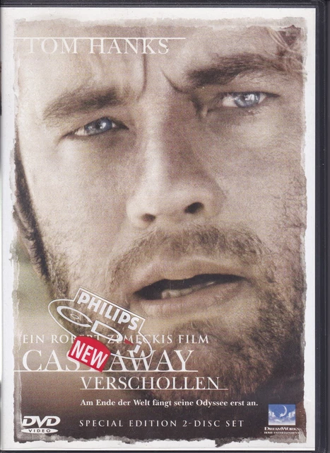 DVD CASTAWAY - VERSCHOLLEN Tom Hanks DreamWorks FSK 12 138 Min. 2001 ...