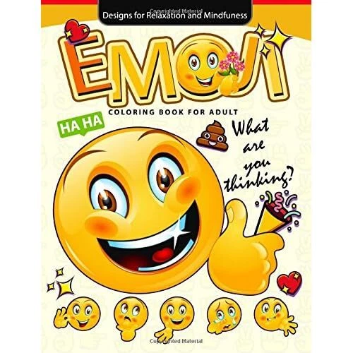 EMOJI COLORING BOOK: Emoji Coloring Book: Emoji Coloring Book ...