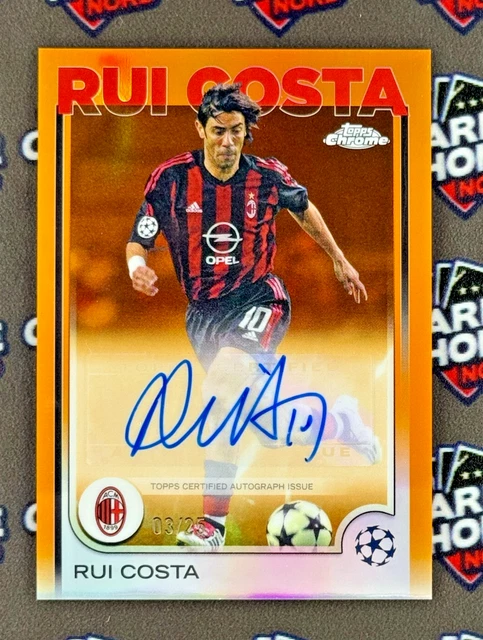 2024-25 TOPPS CHROME UCC - Rui Costa /25 Legend Autograph Topps Auto CA ...