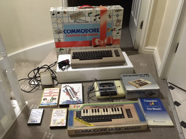 COMMODORE 64 C64 Computer Compendium Boxed Pack Complete With Music Maker £69.00 - PicClick UK