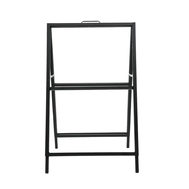 ADVERTISING POSTER STAND Double Sided Black A-frame Display Snap Sign ...