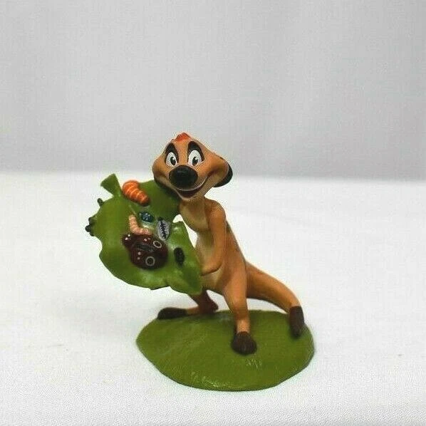 DISNEY AUTHENTIC TIMON with Bugs LION KING FIGURINE Cake TOPPER Toy NEW ...