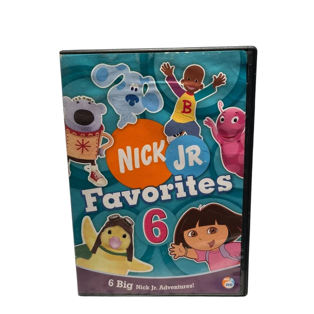 NICK JR. FAVORITES Vol. 6 DVD 2007 Nickelodeon 6 Big Adventure Episodes ...