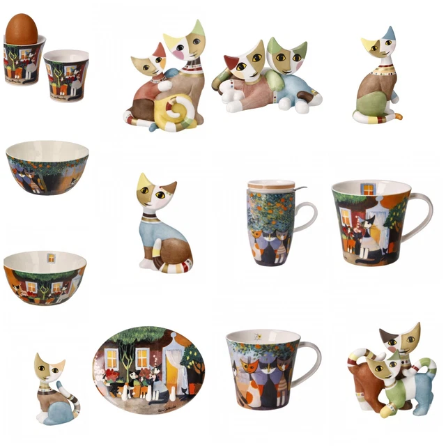 GOEBEL ROSINA WACHTMEISTER Neuheiten 2023 Katzen Figuren Tasse Jahreskatze EUR 19,95 - PicClick DE