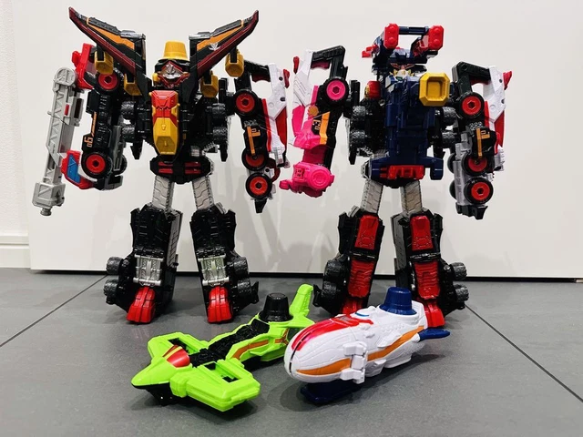 POWER RANGERS LUPINRANGER VS Patoranger Megazord Vehicle 4p set BANDAI ...
