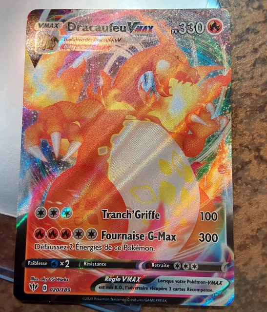 POKEMON FIRECRACKER CARD Vmax 020/189 Dark Burns VF NMint £61.49 ...