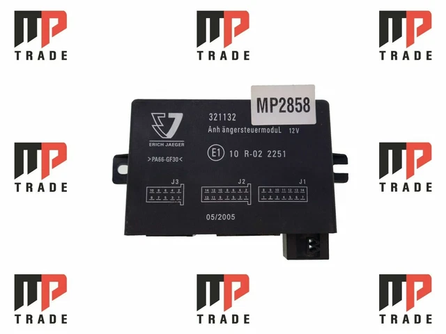 TRAILER TOW BAR Control Module Erich Jaeger 321132 Pa66-Gf30 Mp2858 £80 ...