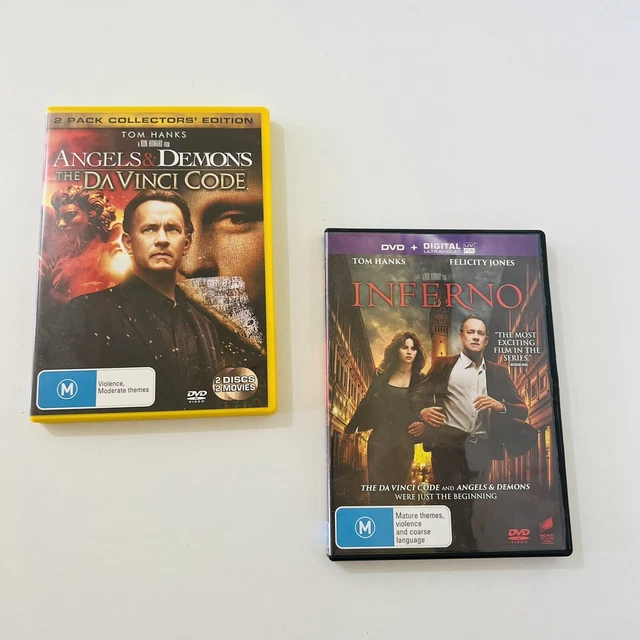 INFERNO/ANGELS & DEMONS/THE Da Vinci Code (15) 4K UHD + BR 7 disque EUR 65,48 - PicClick FR