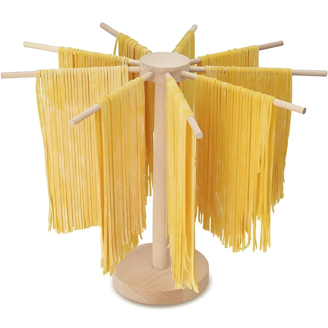 PASTA DRYING RACK Wooden Noodle Drying Rack Detachable Pasta Stand ...