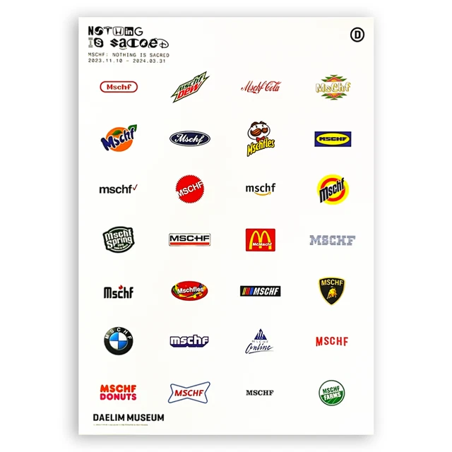 MSCHF RIEN N'EST Sacré : Affiche (Logo) EUR 27,38 - PicClick FR