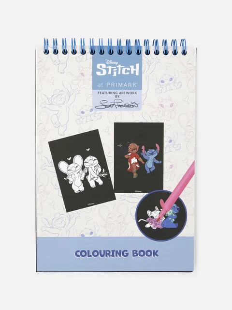 DISNEY LILO & Stitch - Velvet Colouring Book - Primark - Brand New £4. ...