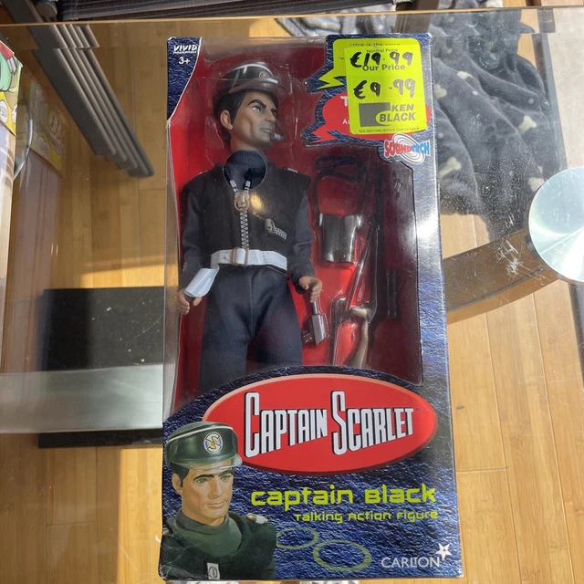 VINTAGE CAPTAIN BLACK Talking Action Figure - 12 inches tall - BNIB ...