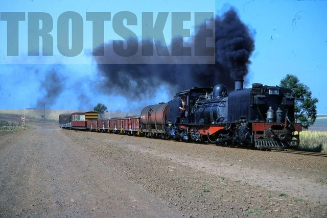 35MM SLIDE SAR SAS South Africa Railways Steam Loco 58 1980 Original ...