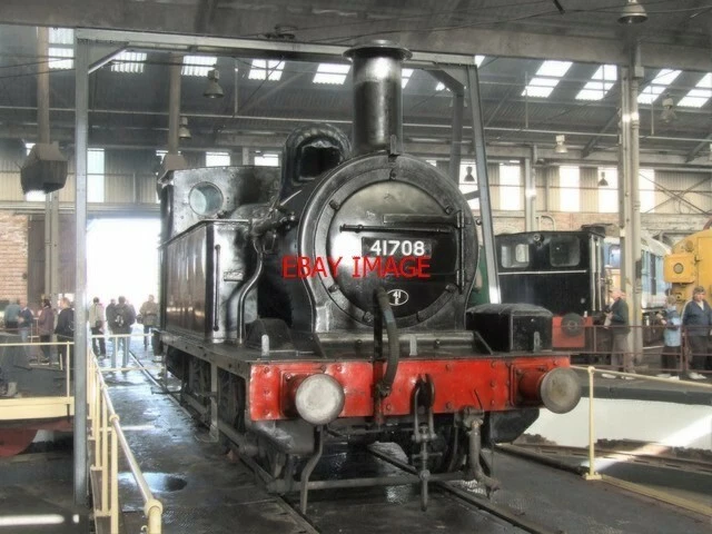 PHOTO 2009 Lms No 41708 Roundhouse Barrow Hill Ex-Midland Railway ...