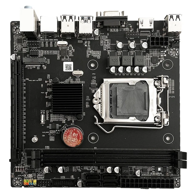 B75M ITX MOTHERBOARD LGA 1155 Desktop PC Support DDR3 NGFF NVME M.22983 ...