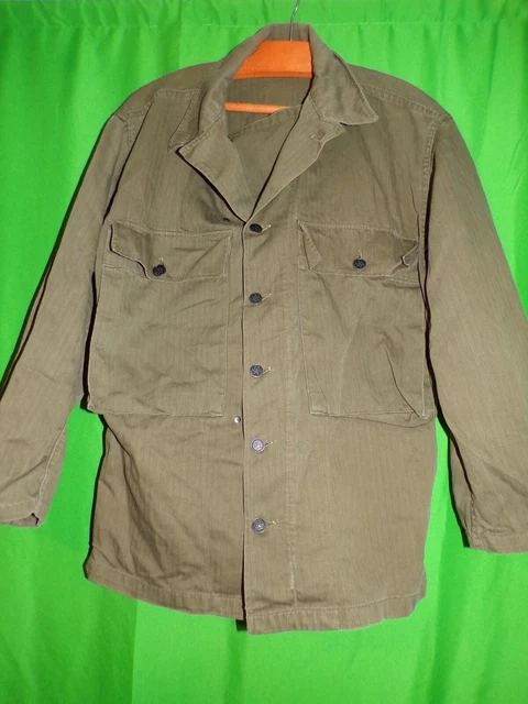 VESTE HBT ORIGINAL US WW2 anti-gaz jacket herringbone twill 1943 EUR ...