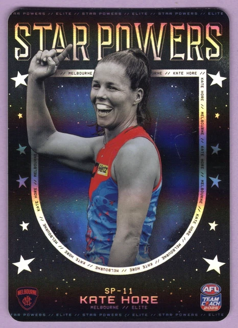 2025 AFLW AFL TEAMCOACH STAR POWER FOIL CARD - [MELBOURNE] - SP-11 Kate ...